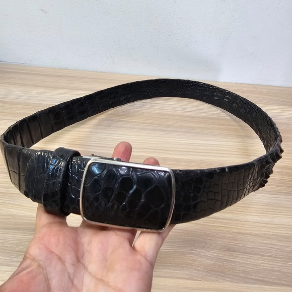 Crocodile | Accessories | Genuine Crocodile Hornback Belt Mens 36 M ...